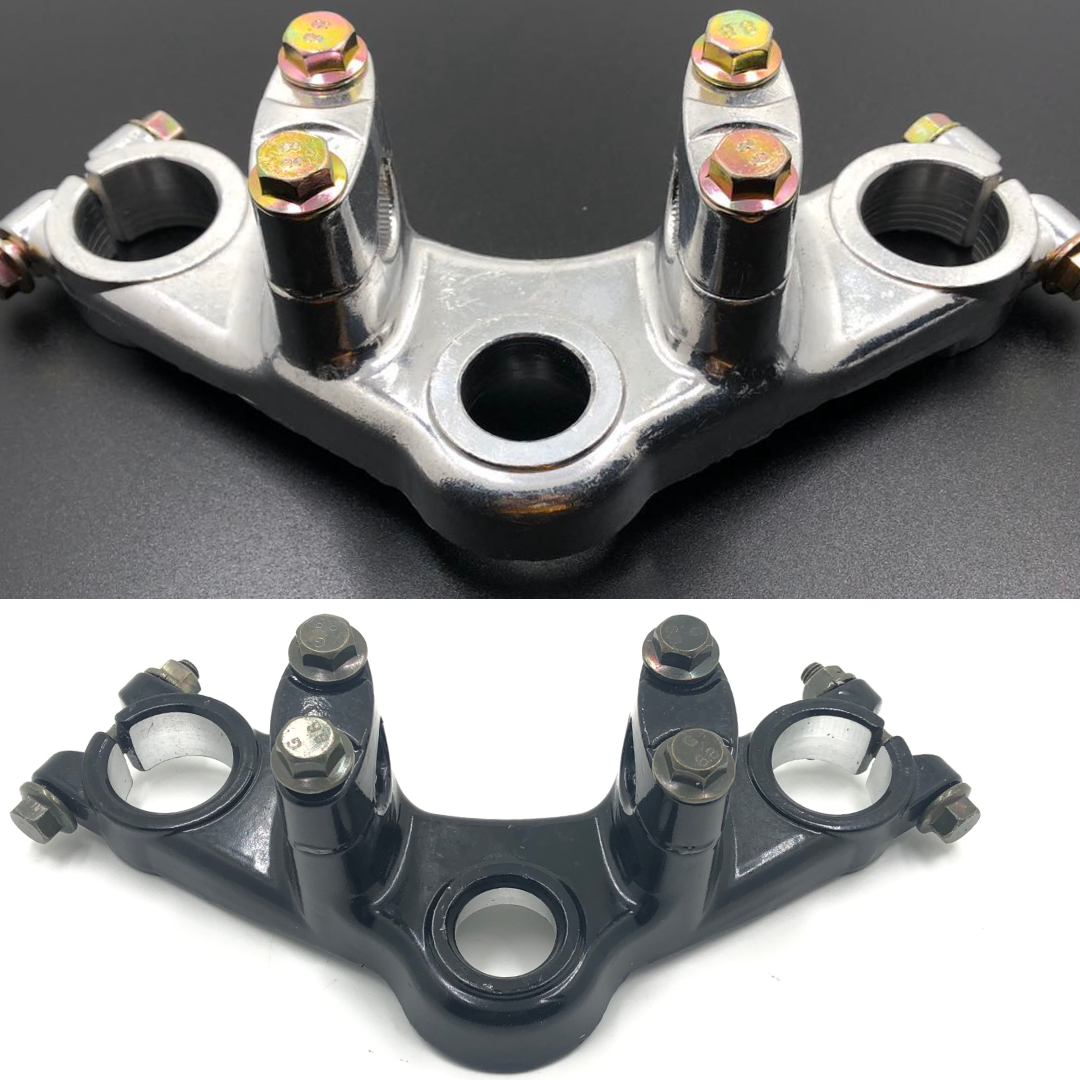 TMX 155 BUTTERFLY HANDLE CROWN SILVER MOTORCYCLE TMX155 [MOON RISING ...