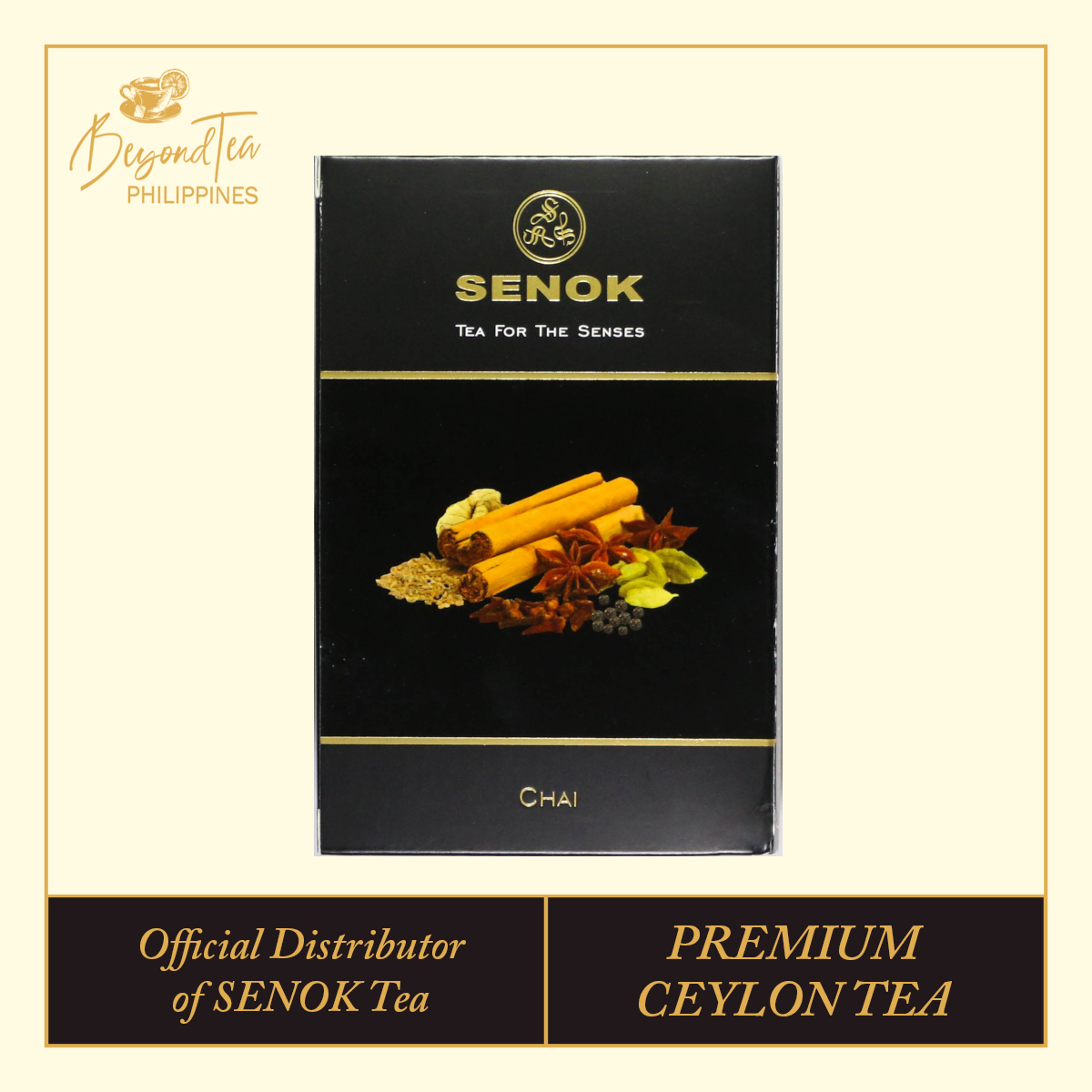 Chai | Flavoured Black Tea | Senok Premium Ceylon Tea | 20 Tea Bags ...