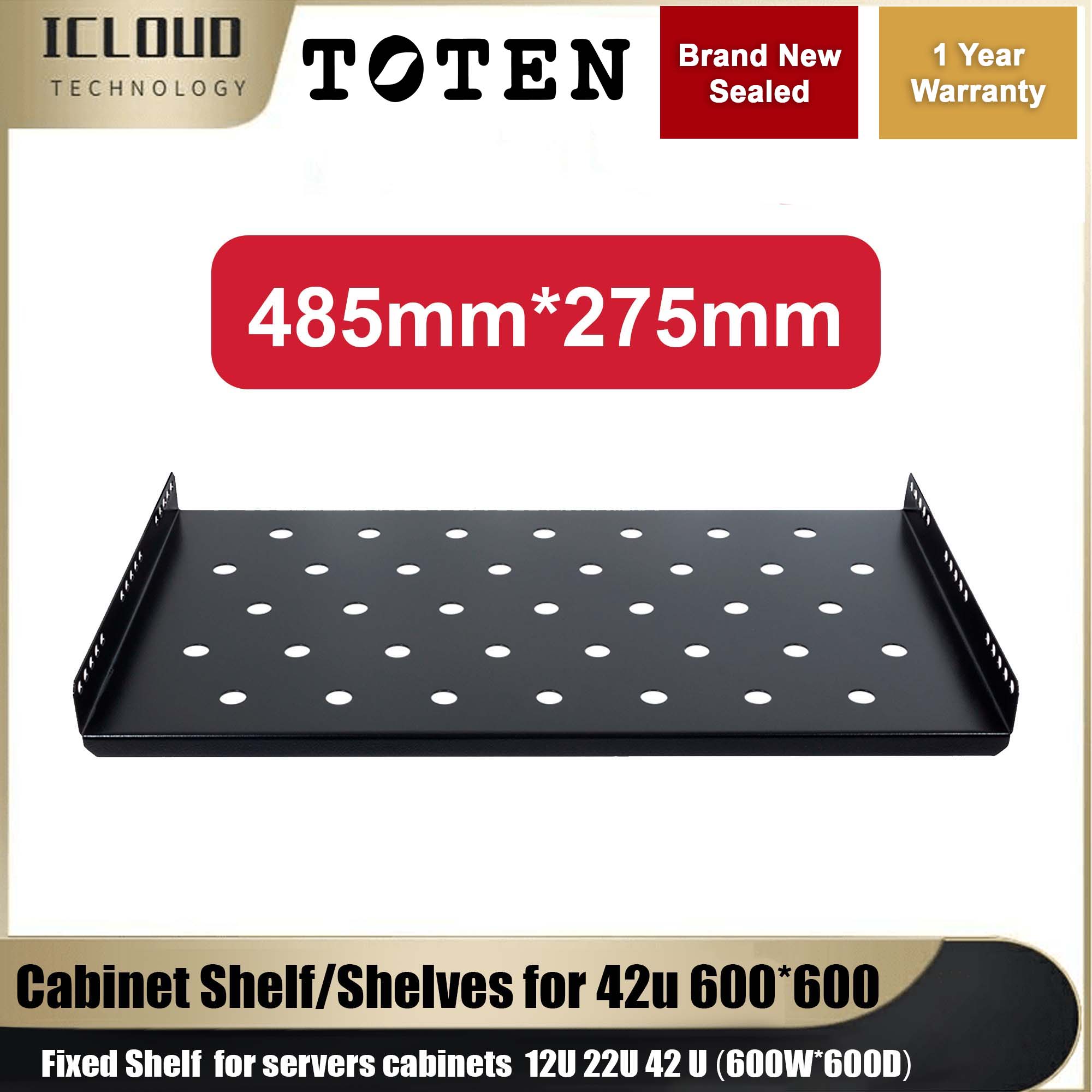 Data Cabinet Shelf│Shelves for 42u 600W*600Dmm Server Rack Cabinet│Data ...