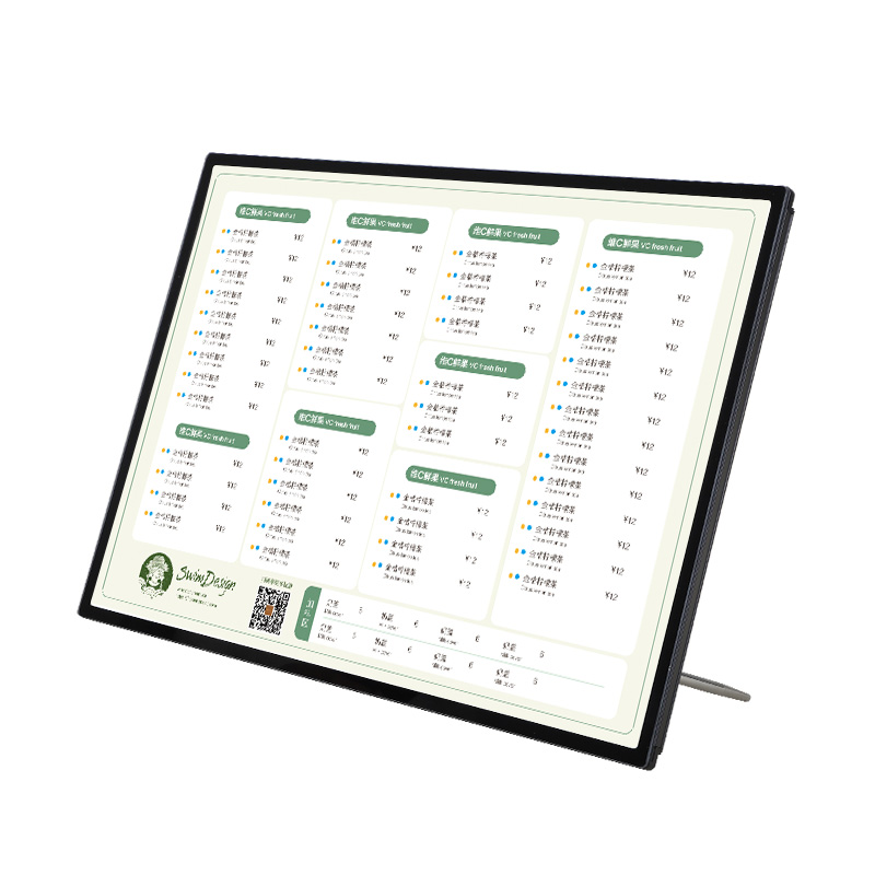 led menu board display table board restaurant coffee menu board for ...