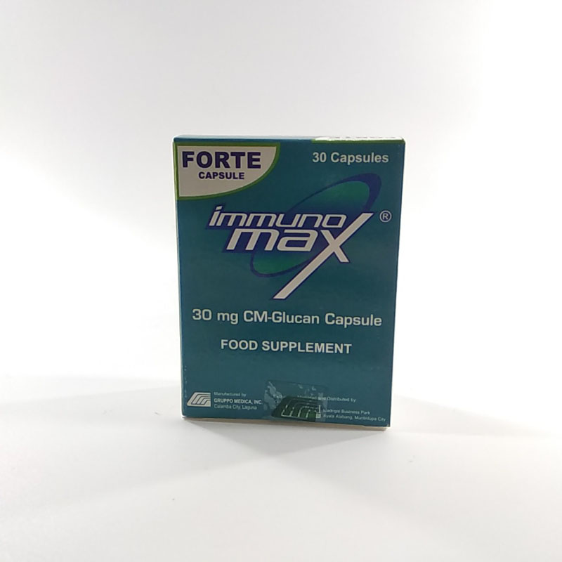 Immuno max forte capsule 30's | Lazada PH