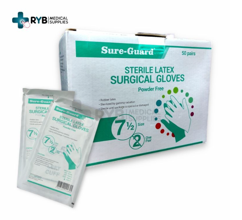 Sterile Latex Gloves Surg'ical (SOLD PER 1 PAIR) Powder Free | Lazada PH