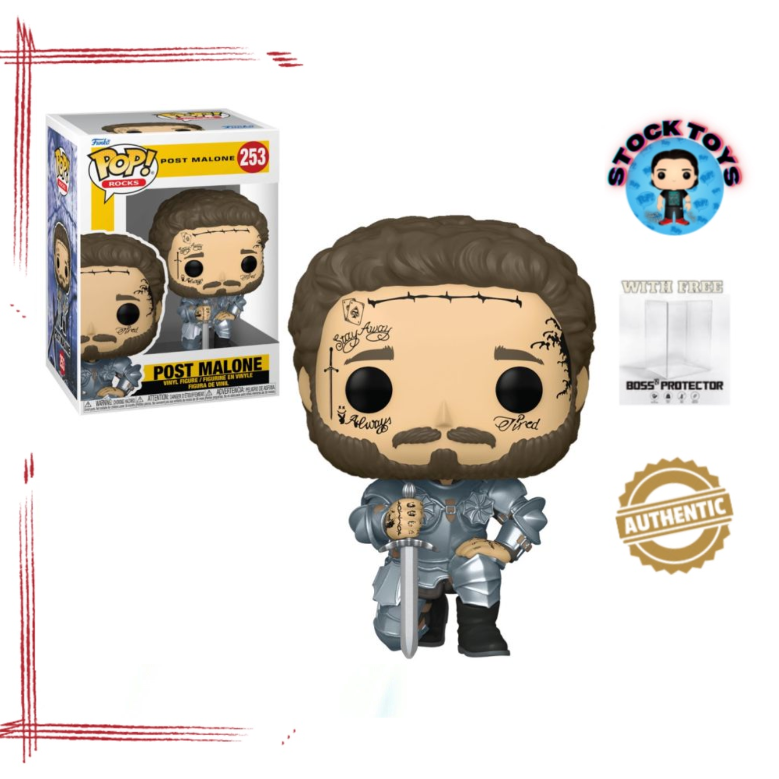 Funko Pop Post Malone in Knight Armor 253 | Lazada PH