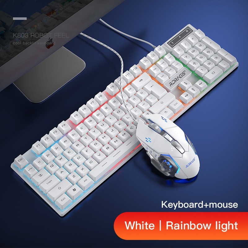 BB Unreal world Niye RGB Gaming Keyboard and Mouse Manipulator Feel ...