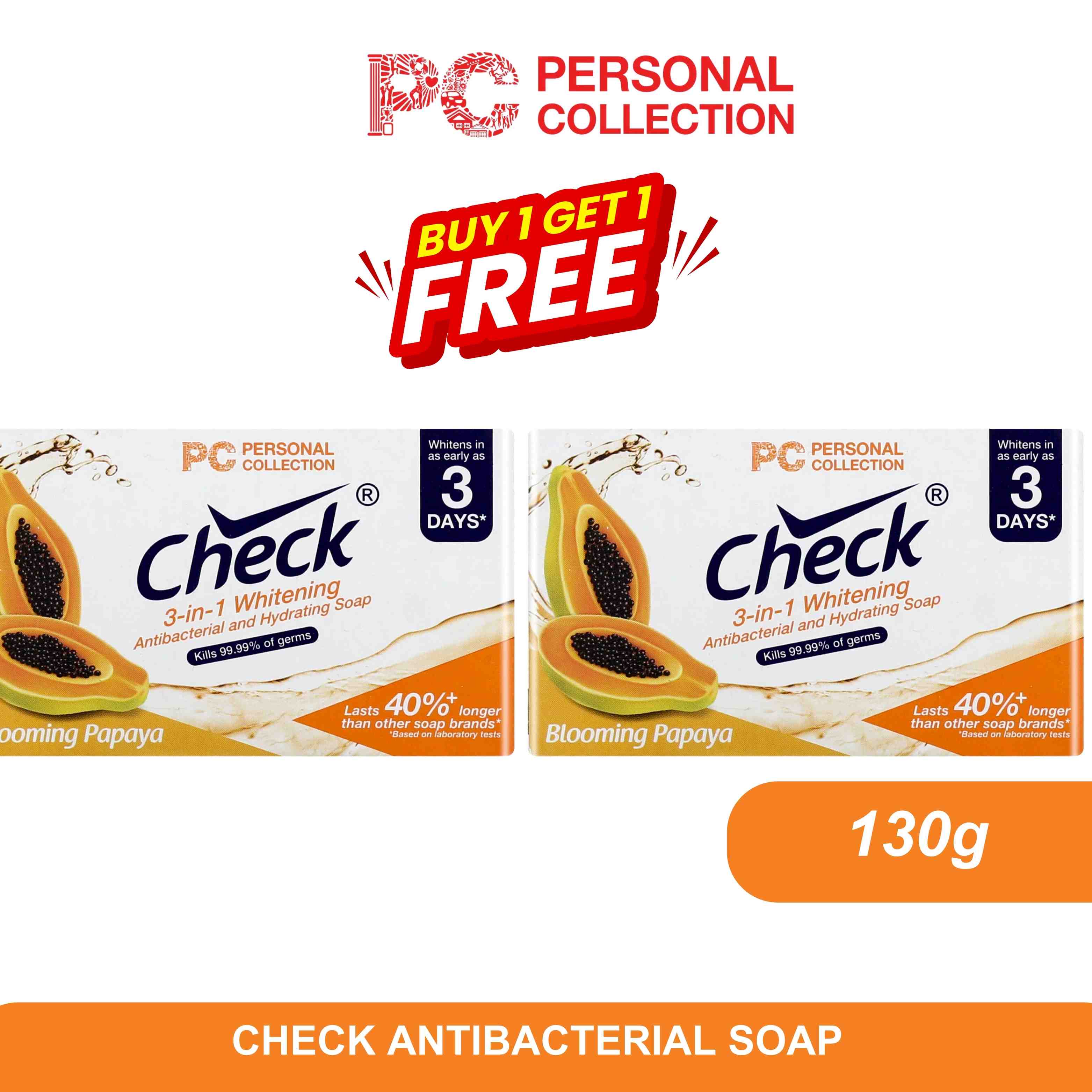 Personal Collection CHECK Soap (Blooming Papaya) Antibacterial Soap ...