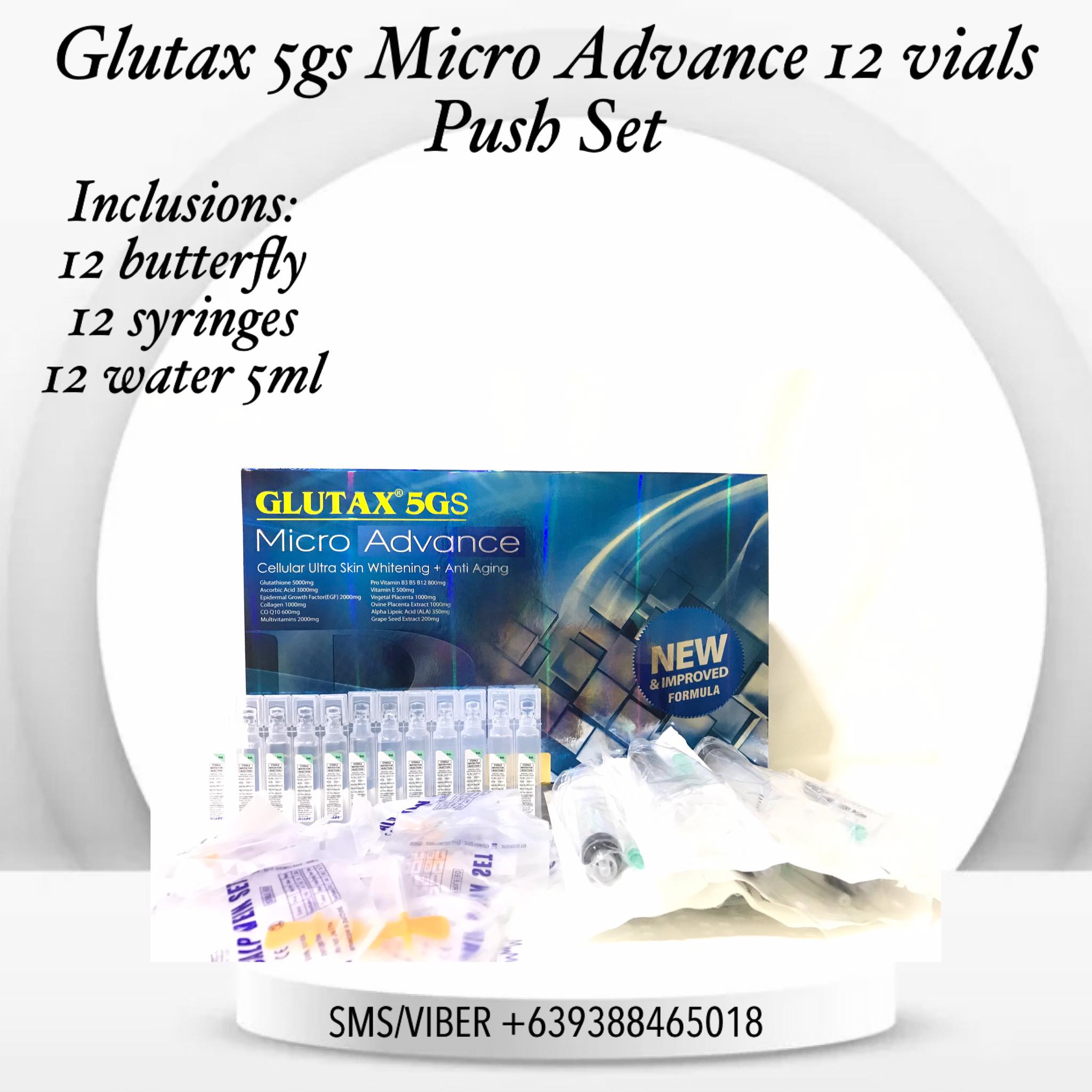 GLUTAX 5GS MICROADVANCE COMPLETE PUSH SET 12 SESSIONS | Lazada PH