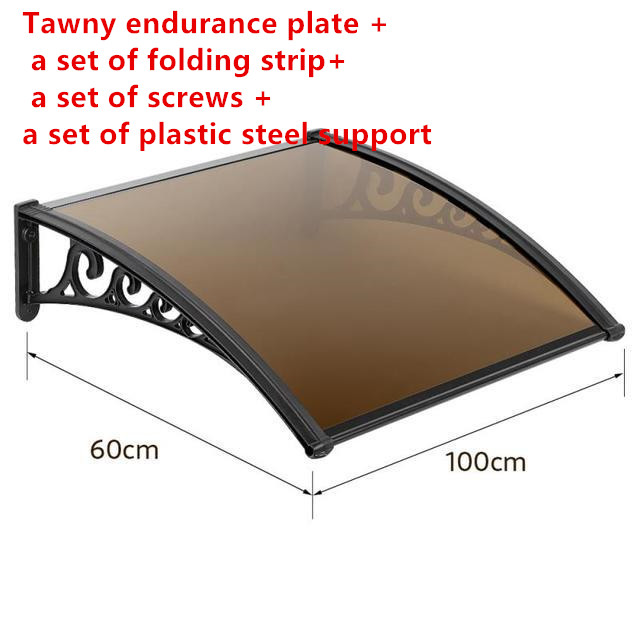 Canopy for window Heavy-duty Awning Canopy Roofing with Bracket Frame ...