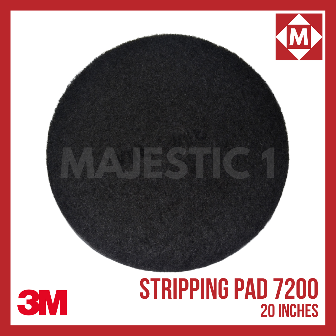 3M Black Stripping Pad 7200 20 inch Per Pc | Lazada PH