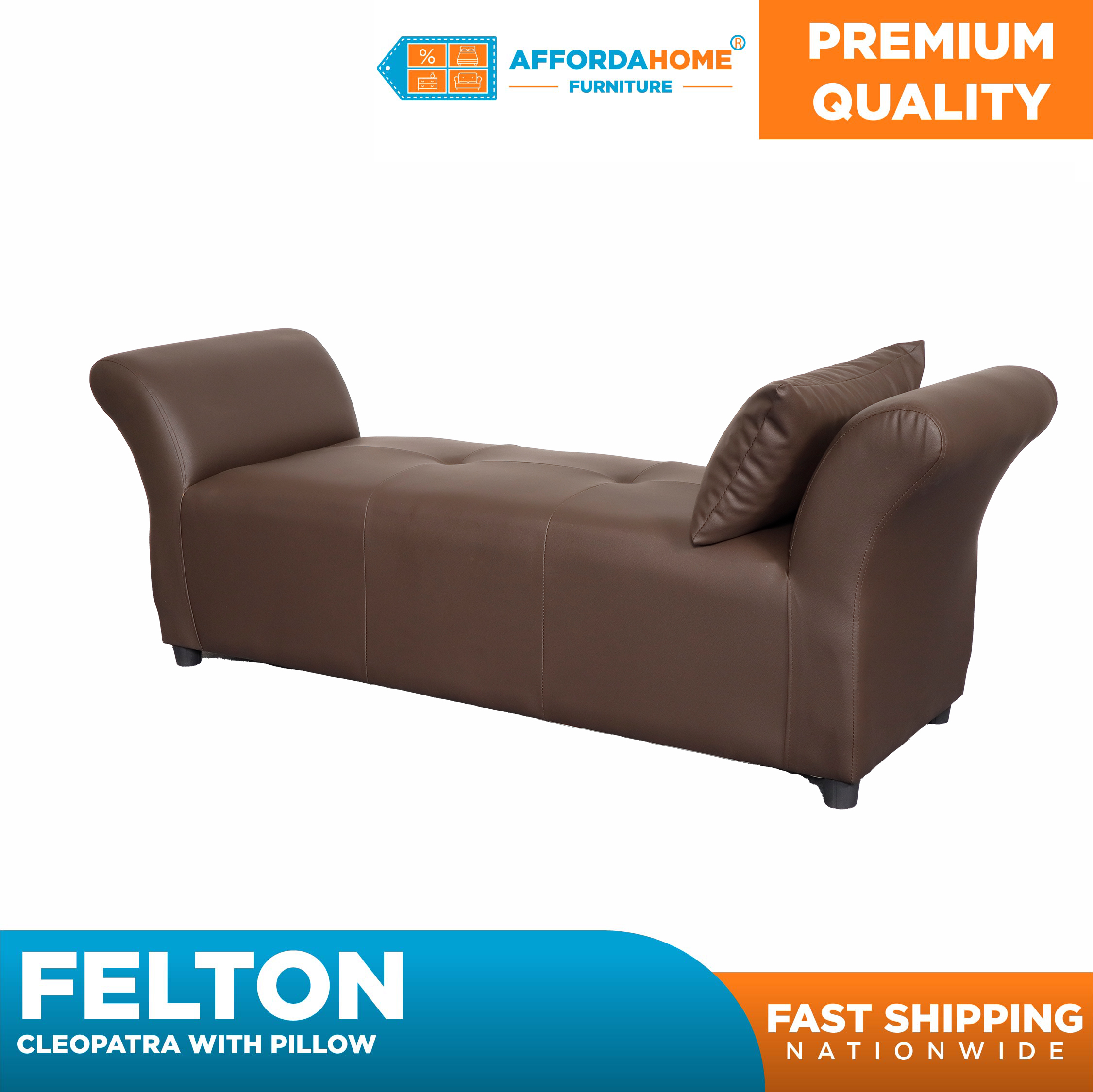 FELTON LEATHER CLEOPATRA - Affordahome Furniture | Lazada PH