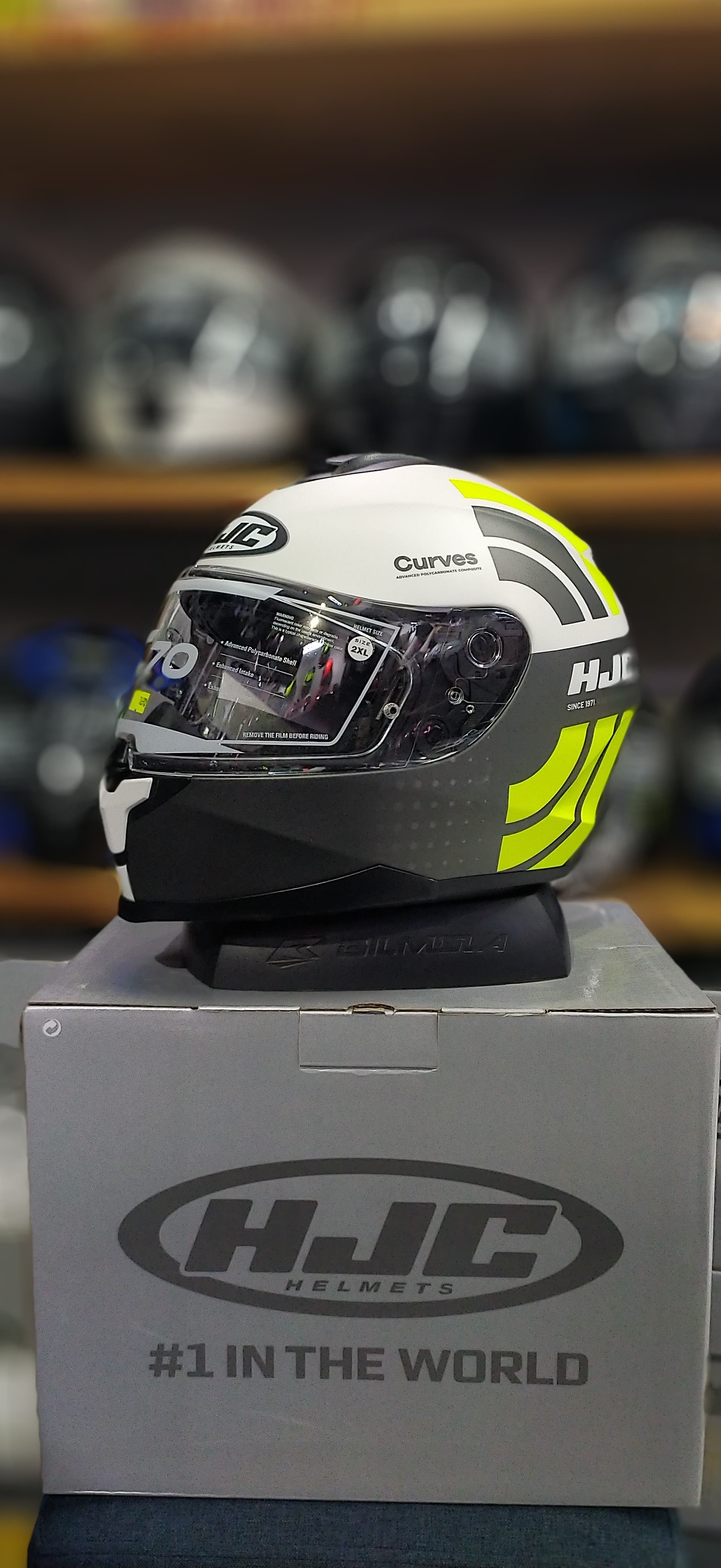 HJC HELMET C70 CURVES MC4HSF | Lazada PH