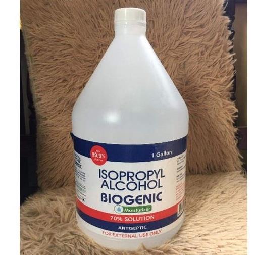 Biogenic 70 Isopropyl Alcohol 1 Gallon with Moisturizer | Lazada PH