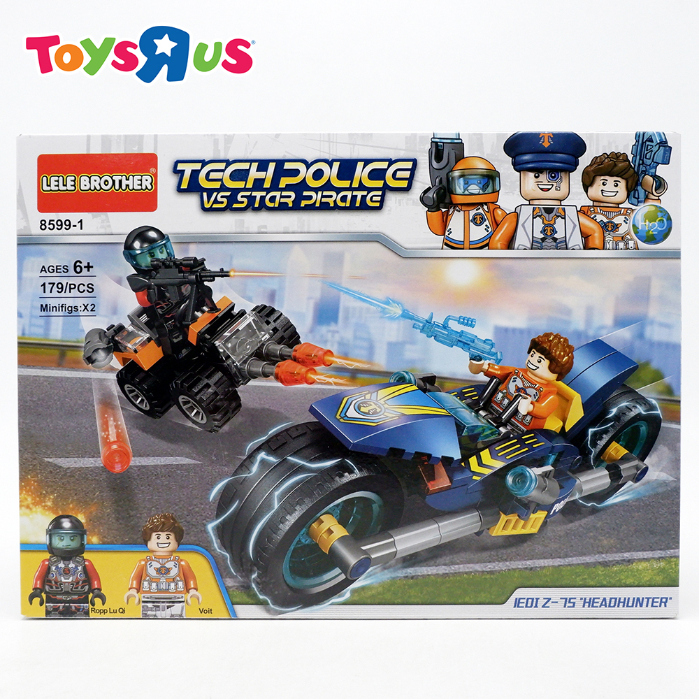 Lele Brother Building Blocks 8599-1 Tech Police vs Star Police (179pcs ...