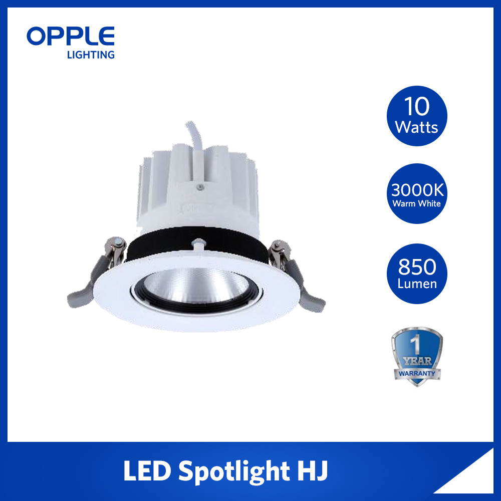 OPPLE LED Spotlight Grid HJ 10watts / 16watts / 40watts Warm White Spot ...