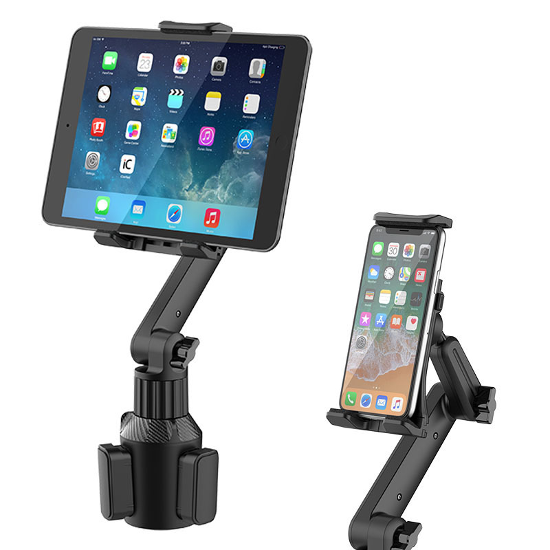 Tablet Cup Holder Mount 360 Adjustable Smartphone Holder Car 270 Tilt ...