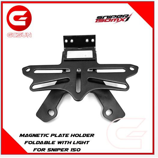 MAGNETIC PLATE HOLDER FOLDABLE WITH LIGHT FORuniversal- GCSUN | Lazada PH