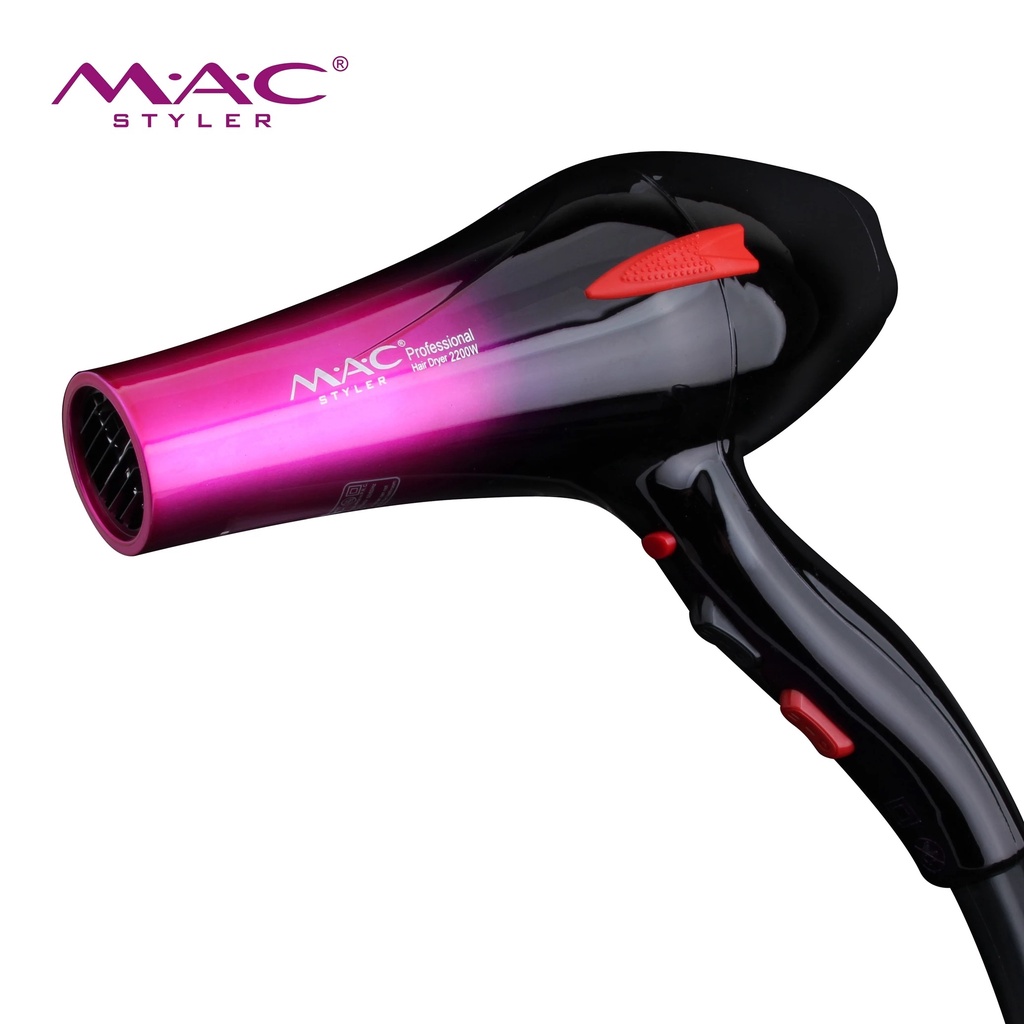 MAC Styler Professional Salon Hair dryer Mac Blower MC 6616A 2200w ...