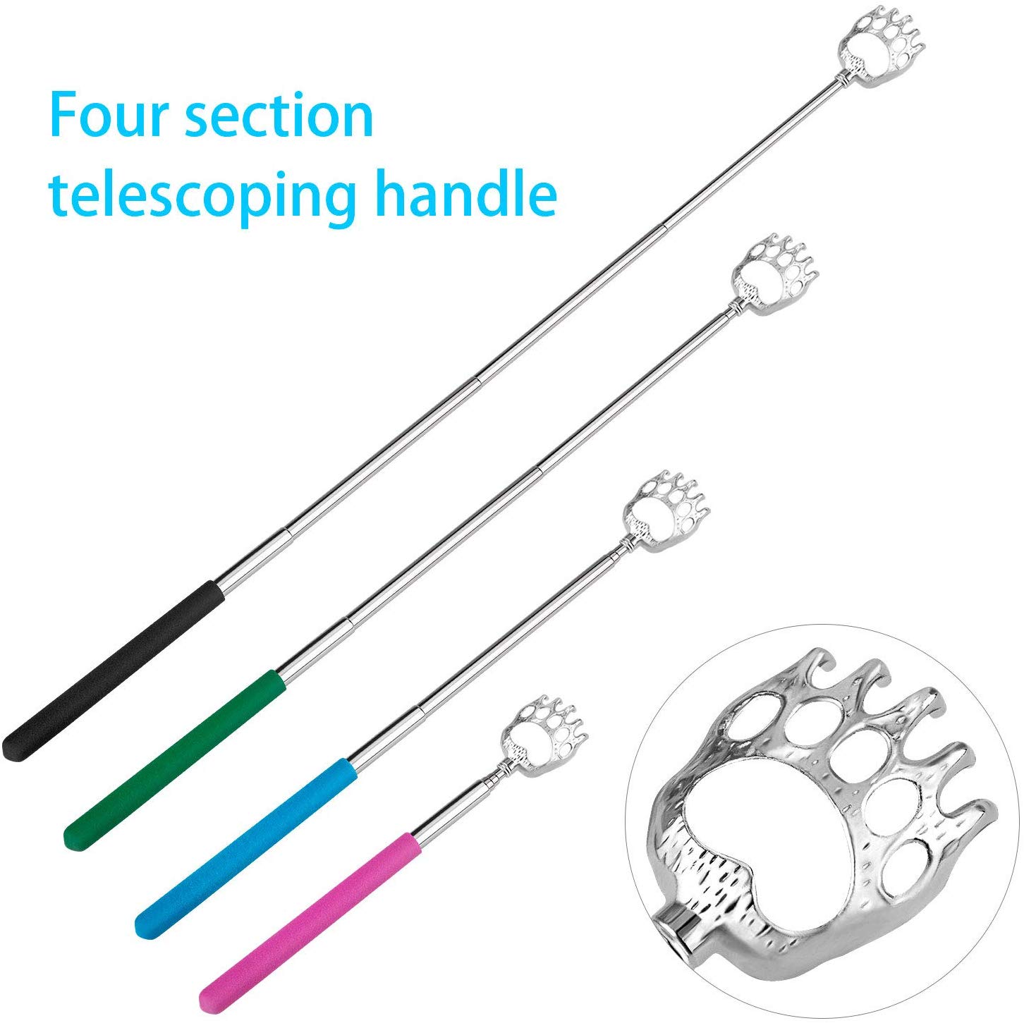 Extendable Telescopic Handle Back Scratcher Bear Paw (green) | Lazada PH