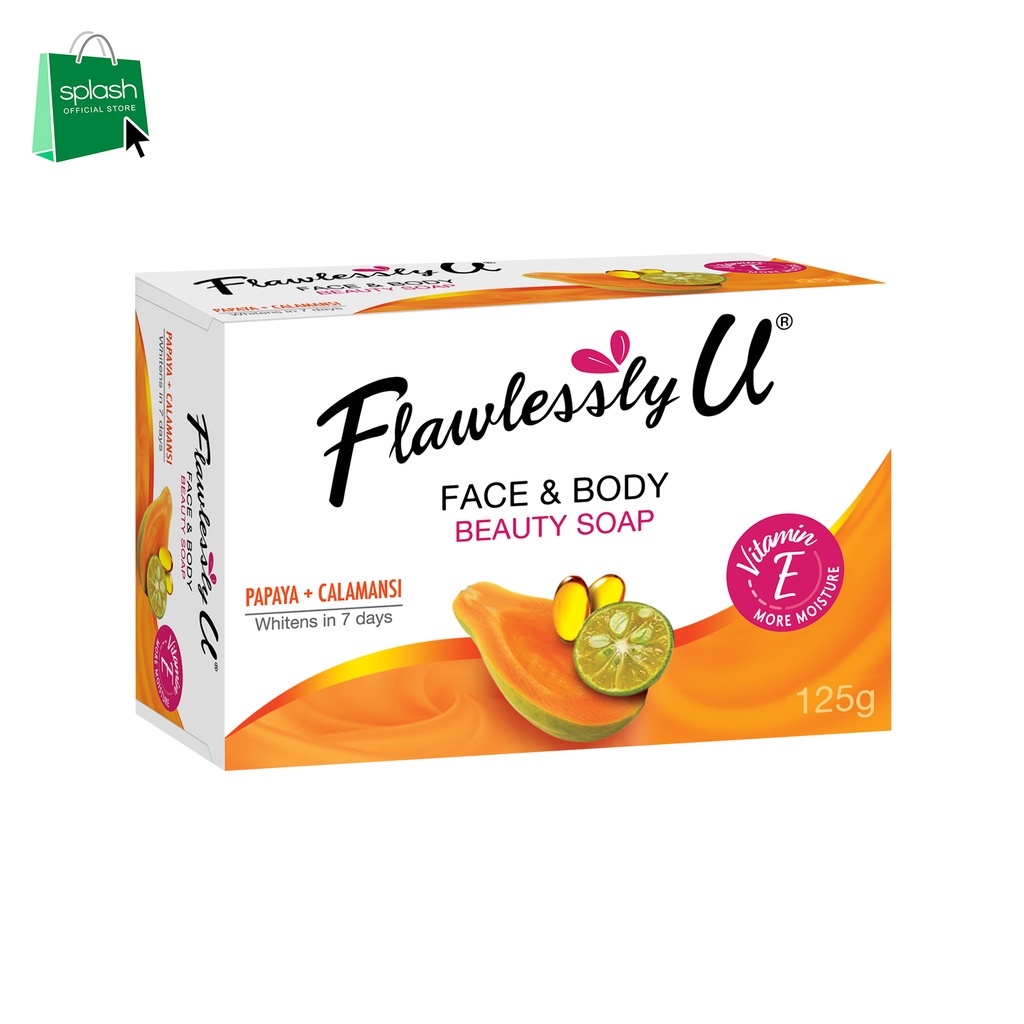 Flawlessly U 2in1 Papaya Calamansi Soap 125g set of 5 | Lazada PH
