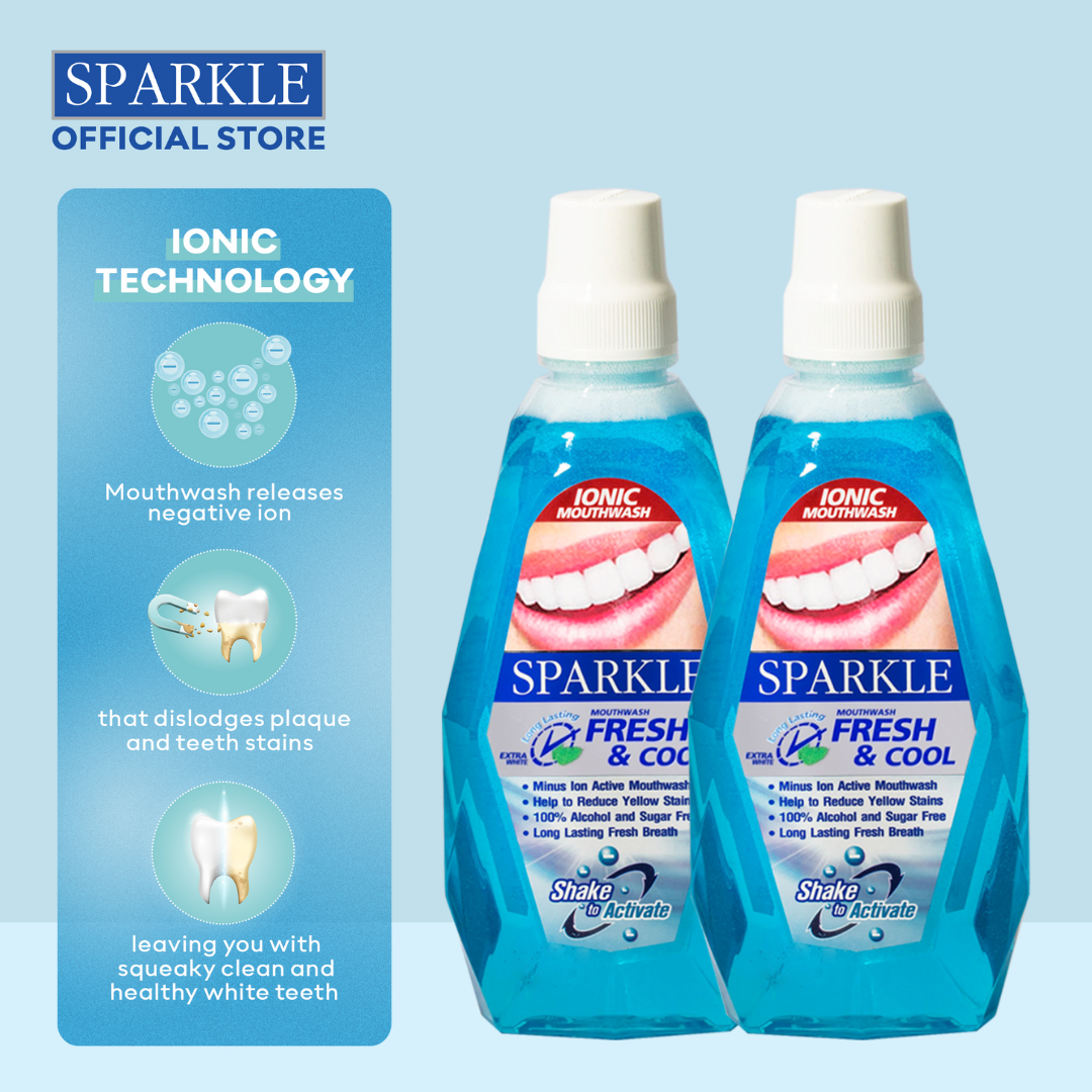SPARKLE Ionic Mouthwash - Fresh & Cool 500ml, Bundle of 2 | Lazada PH