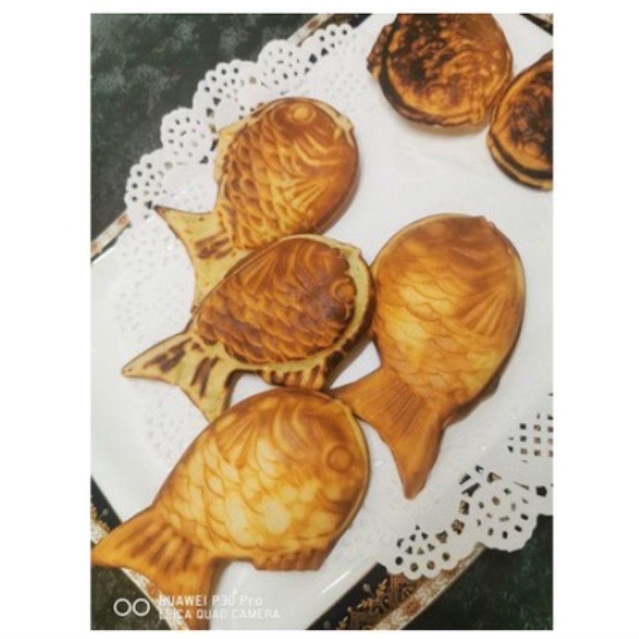 Taiyaki Double Fish Pan Handle Takoyaki Taiyaki stove pan cooker ...