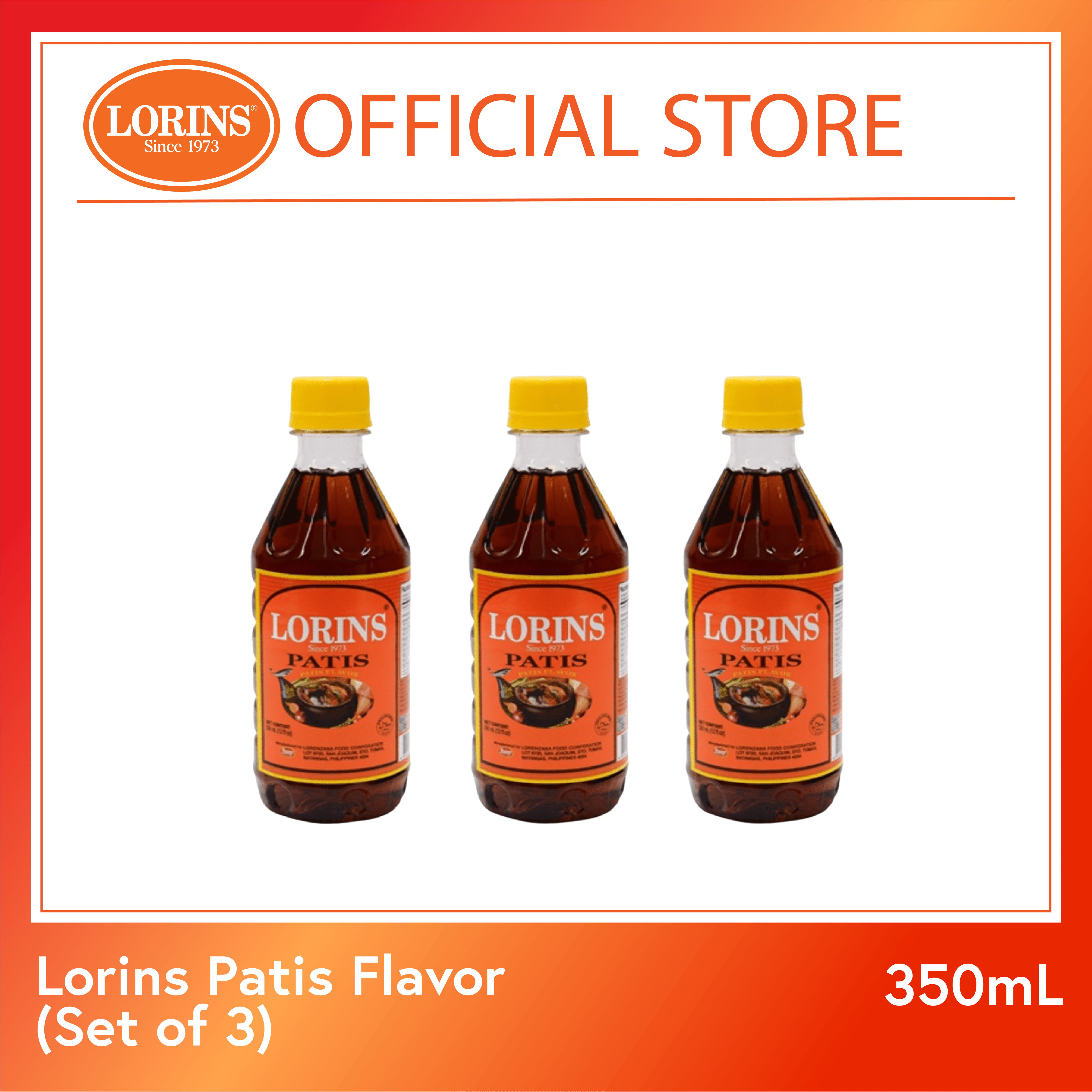 Lorins Patis Flavor PET Bottle 350ml - Set of 3 | Lazada PH