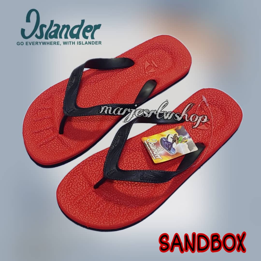 ISLANDER Slippers for Men 100% Original (SANDBOX) RED | Lazada PH