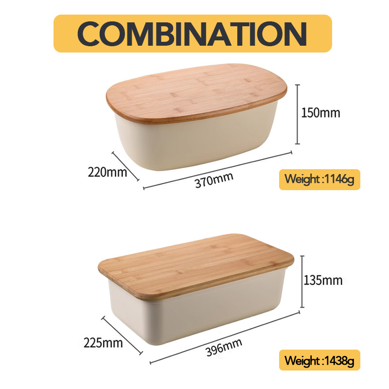 Bread Container Airtight Fruit Storage Snack Storage Box With Cover ...