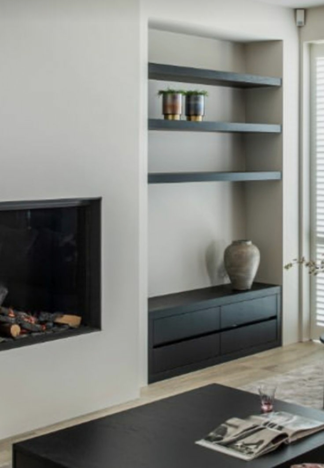 three (3) pcs of thick solid wood plank for shelves with invisible ...