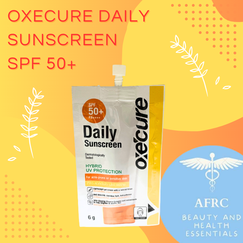 AFRC Oxecure Daily Sunscreen SPF 50+ 6g | Lazada PH