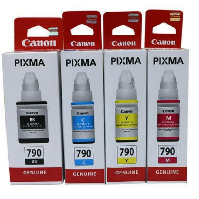 Canon Genuine Ink GI-790 CMYK Set of 4 | Lazada PH