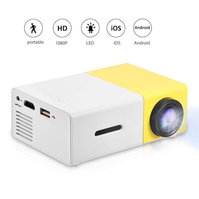 iSinbox YG-300 Micro Mini HD Projector 1080P Home LED Portable Small ...