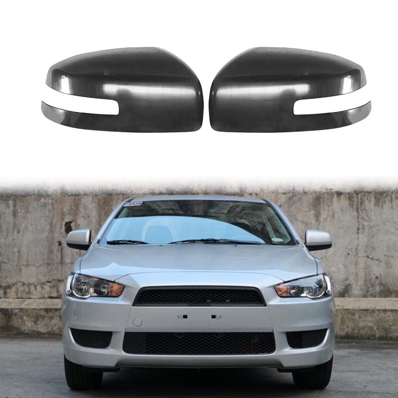 Car Rearview Side Glass Mirror Cover Frame Side Mirror Caps Replacement ...