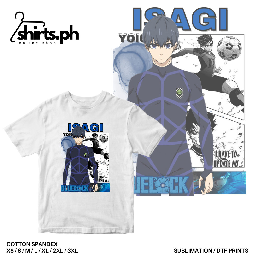 Bluelock Rivals Isagi Anime Tshirt | Shirts.PH | Lazada PH
