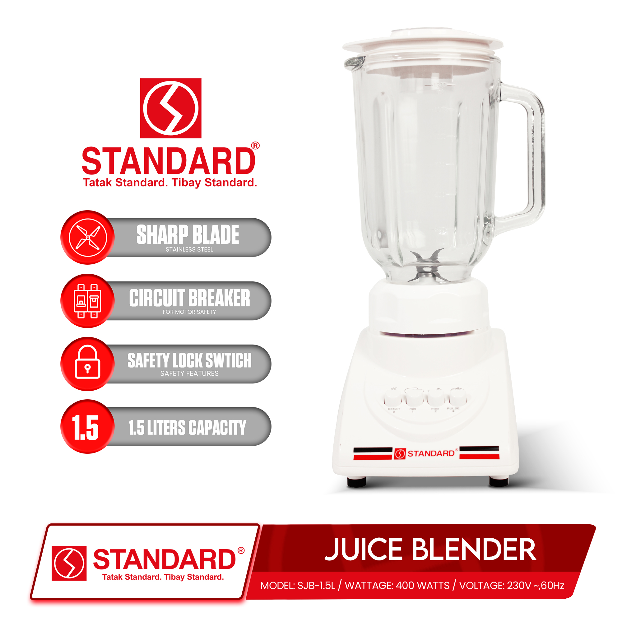 Standard Blender 1.5L | Lazada PH