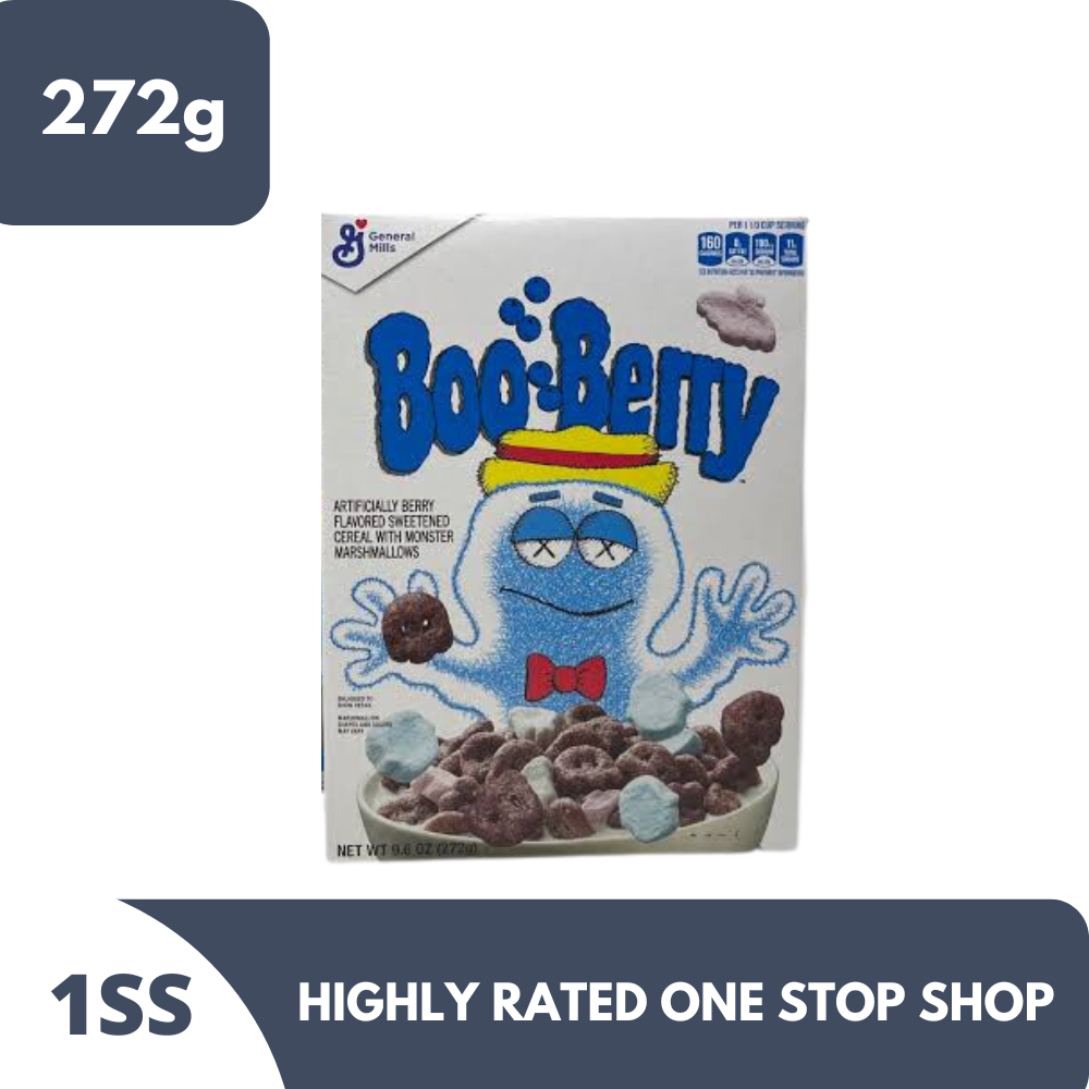 General Mills Monster Cereals Kaws Boo-Berry Cereal Berry Flavor 272g ...