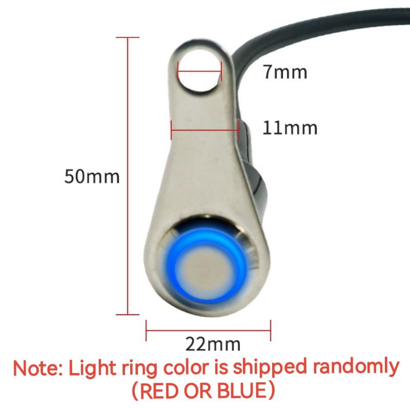 16MM Waterproof Passing Light switch Push Button Switch Momentary ...