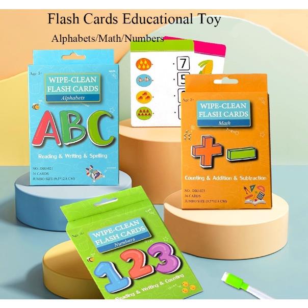 Preschool Learn Flash Cards English Word Cards Educational Learning ...