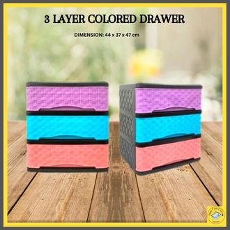 3 LAYER COLORED DRAWER / 3L DRAWER / CYK DRAWER / DRAWER | Lazada PH
