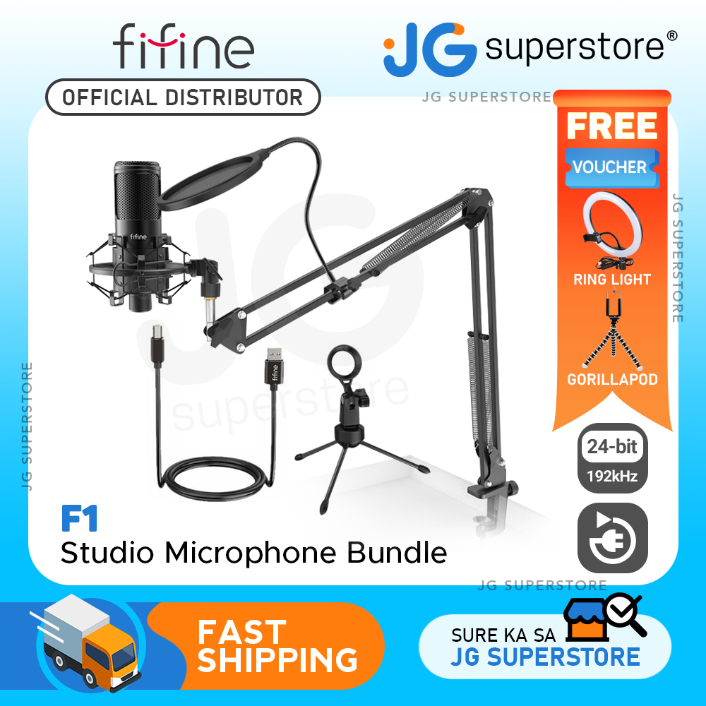 Fifine F1 5V Professional Studio Microphone for Vlogging, Music ...
