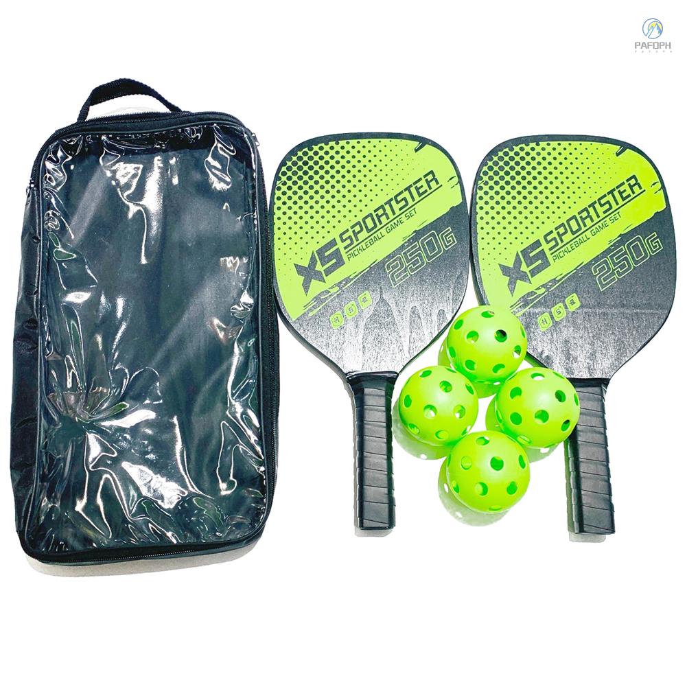 Pathfinder Pickleball Racket Set Pickleball Paddle Set 2 Rackets and 4 ...
