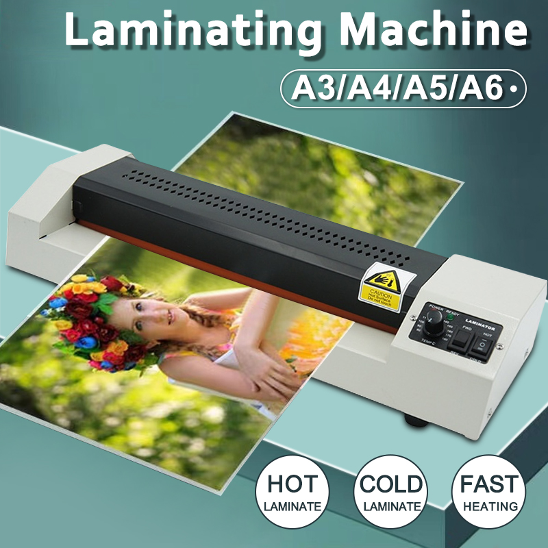 A3/A4 Laminator machine Heavy Duty HOT/COLD/REVERSE Laminating Machine ...