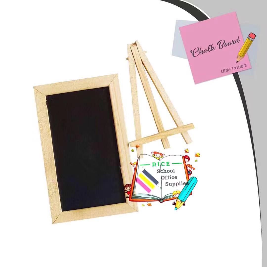 Mini Chalk Board With Stand (Back to Back Board) | Lazada PH
