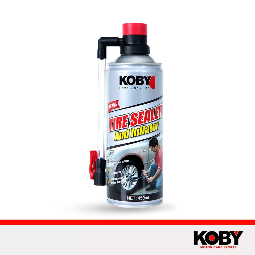 KOBY Tire Sealer and Inflator 450ml | Lazada PH