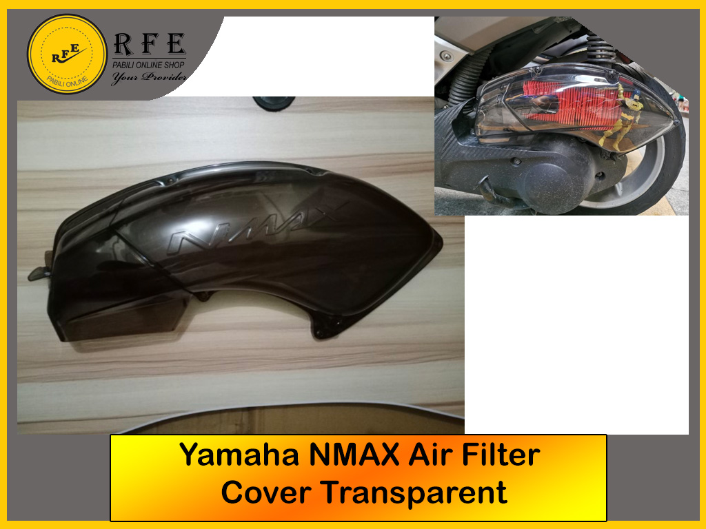 Yamaha NMAX 155 Air Filter Box Cover Clear ( White & Dark ) Version 1 ...