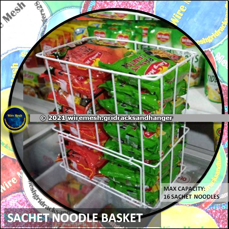 SACHET NOODLE BASKET - DURABLE ANTI RUST COATED BASKET -WIRE BASKET ...
