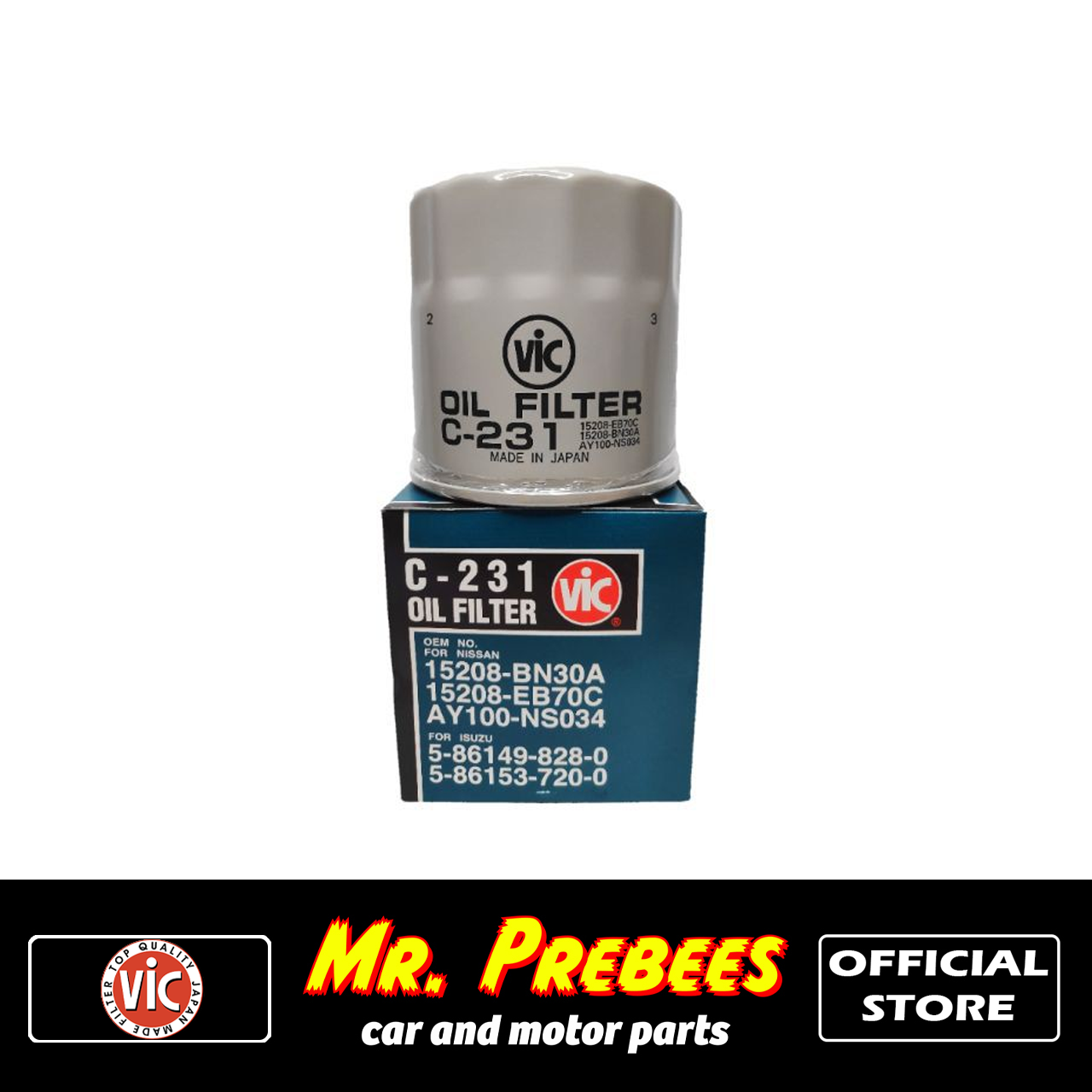 VIC Oil Filter C-231 | Lazada PH