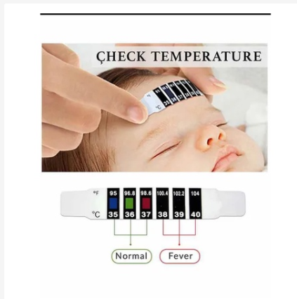 New mini thermometer strip scanning fever strip | Lazada PH