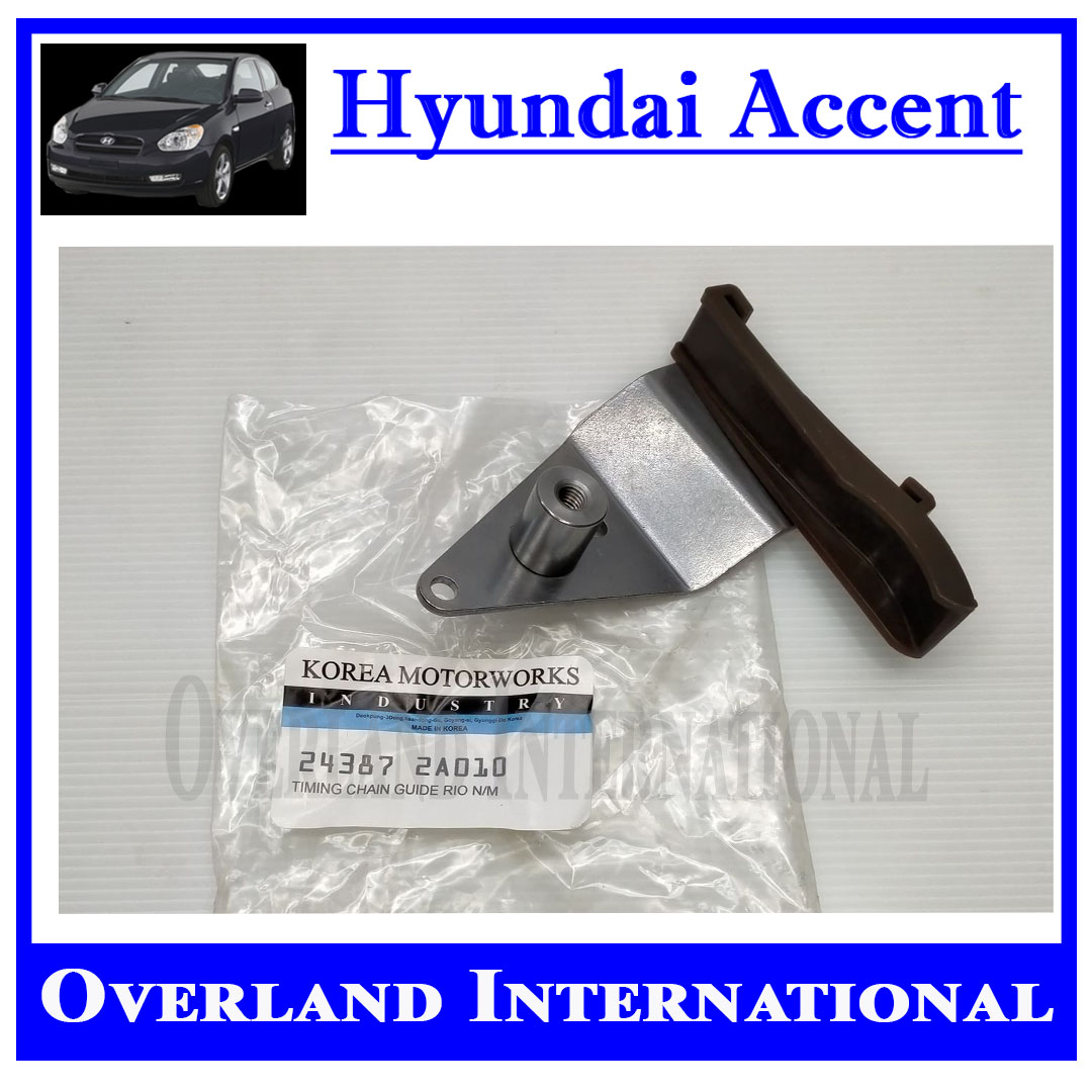 TIMING CHAIN GUIDE, Y2006, For Hyundai Accent and Kia Rio, 24387-2A010 ...