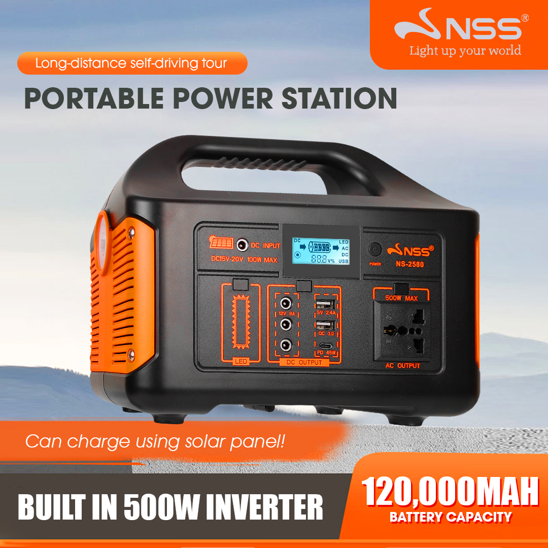 NSS 500W 120000Mah large capacity solar power station Outdoor camping ...