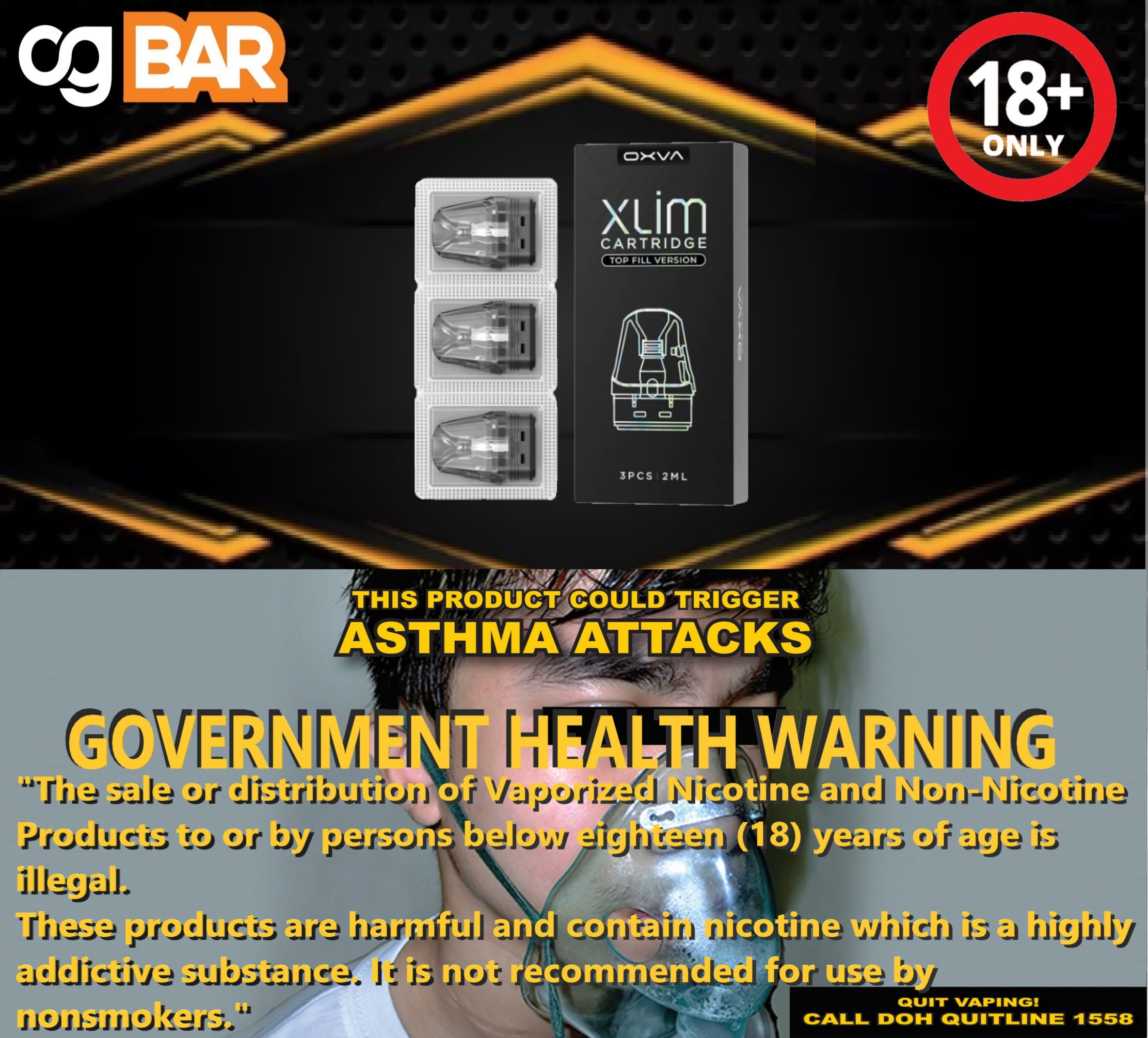 OXVA XLIM V3 Replacement Cartridge | Lazada PH